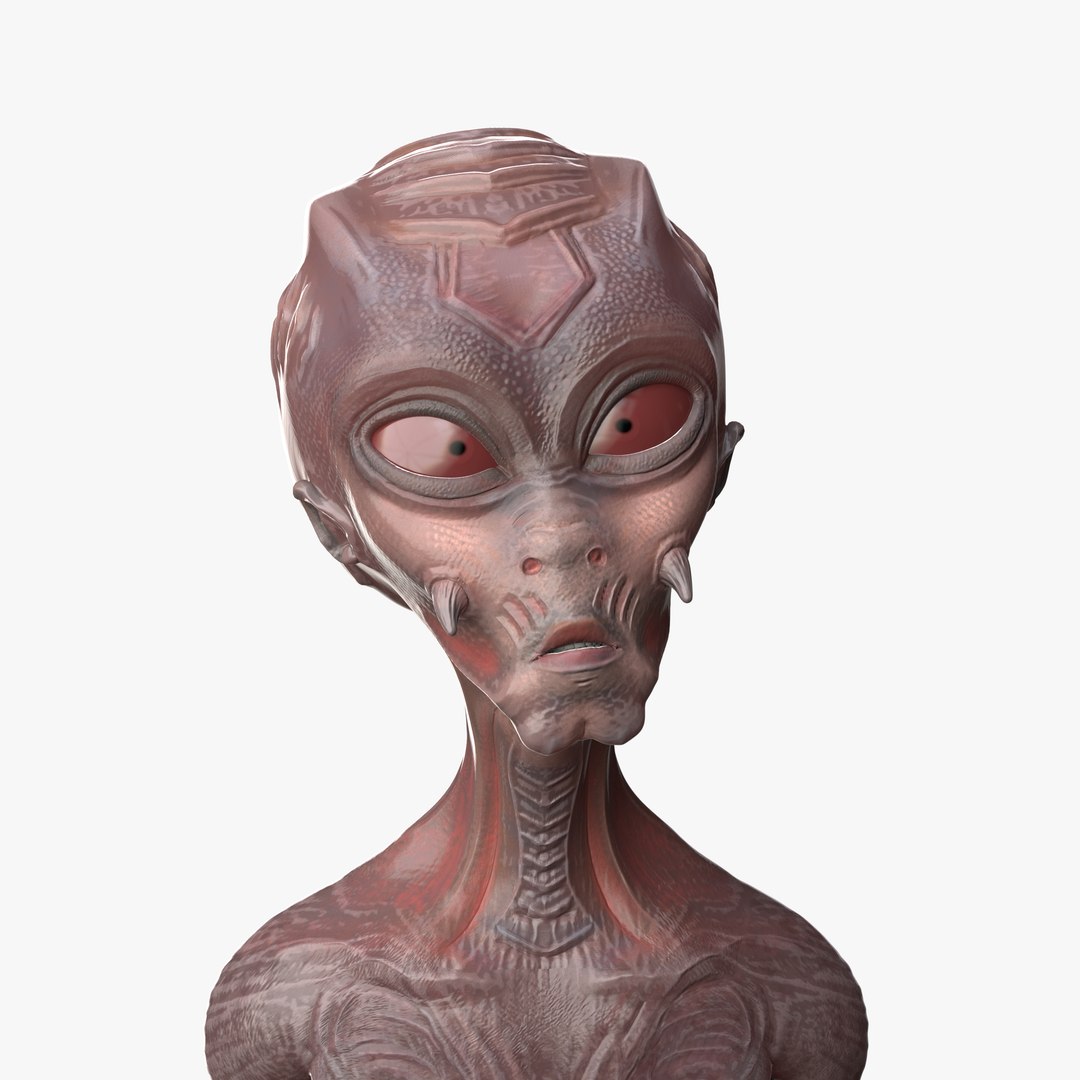 3D Alien Model - TurboSquid 2257953