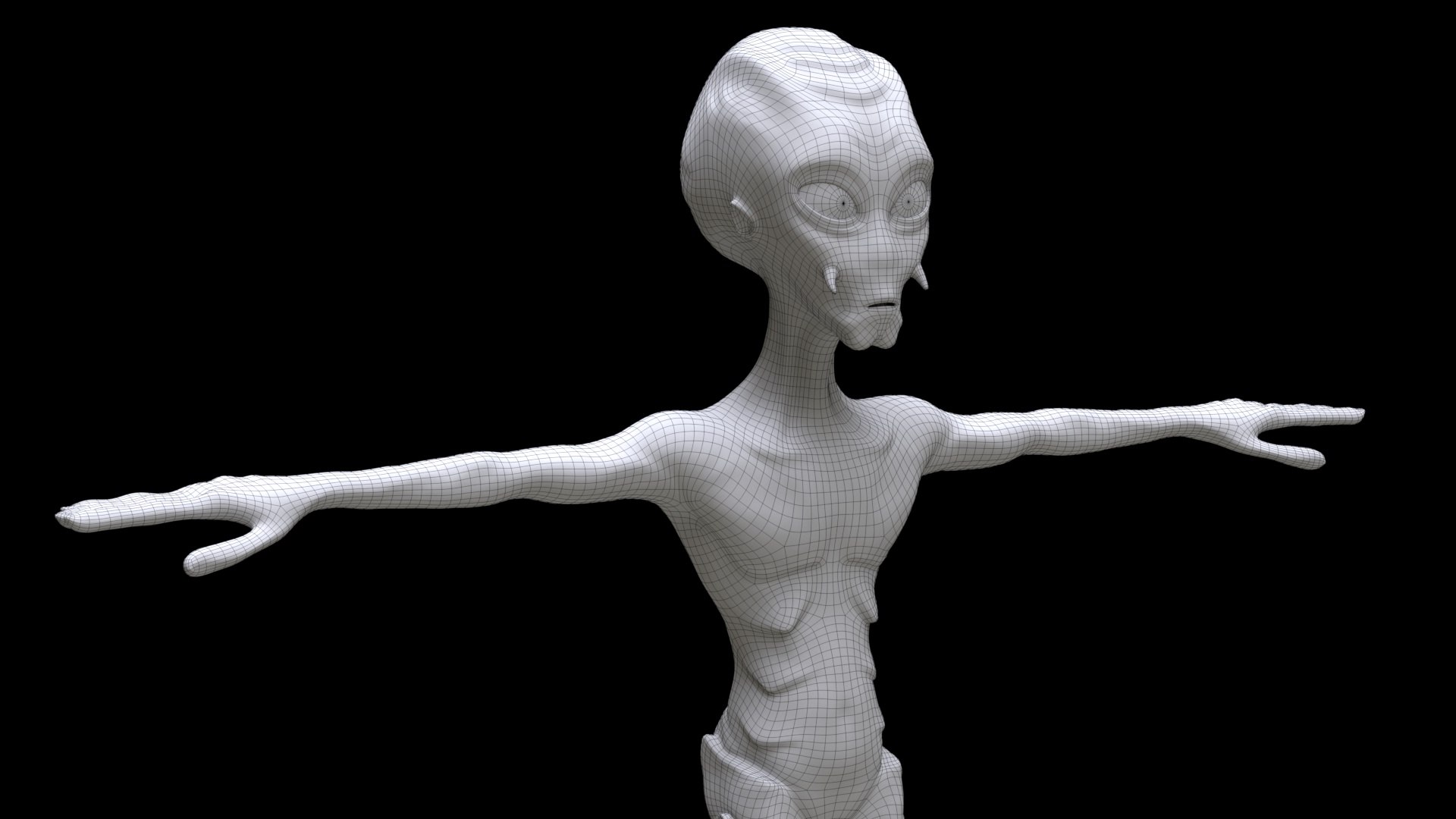 3D Alien Model - TurboSquid 2257953