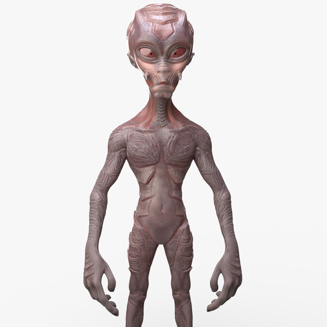 3D Alien Model - TurboSquid 2257953