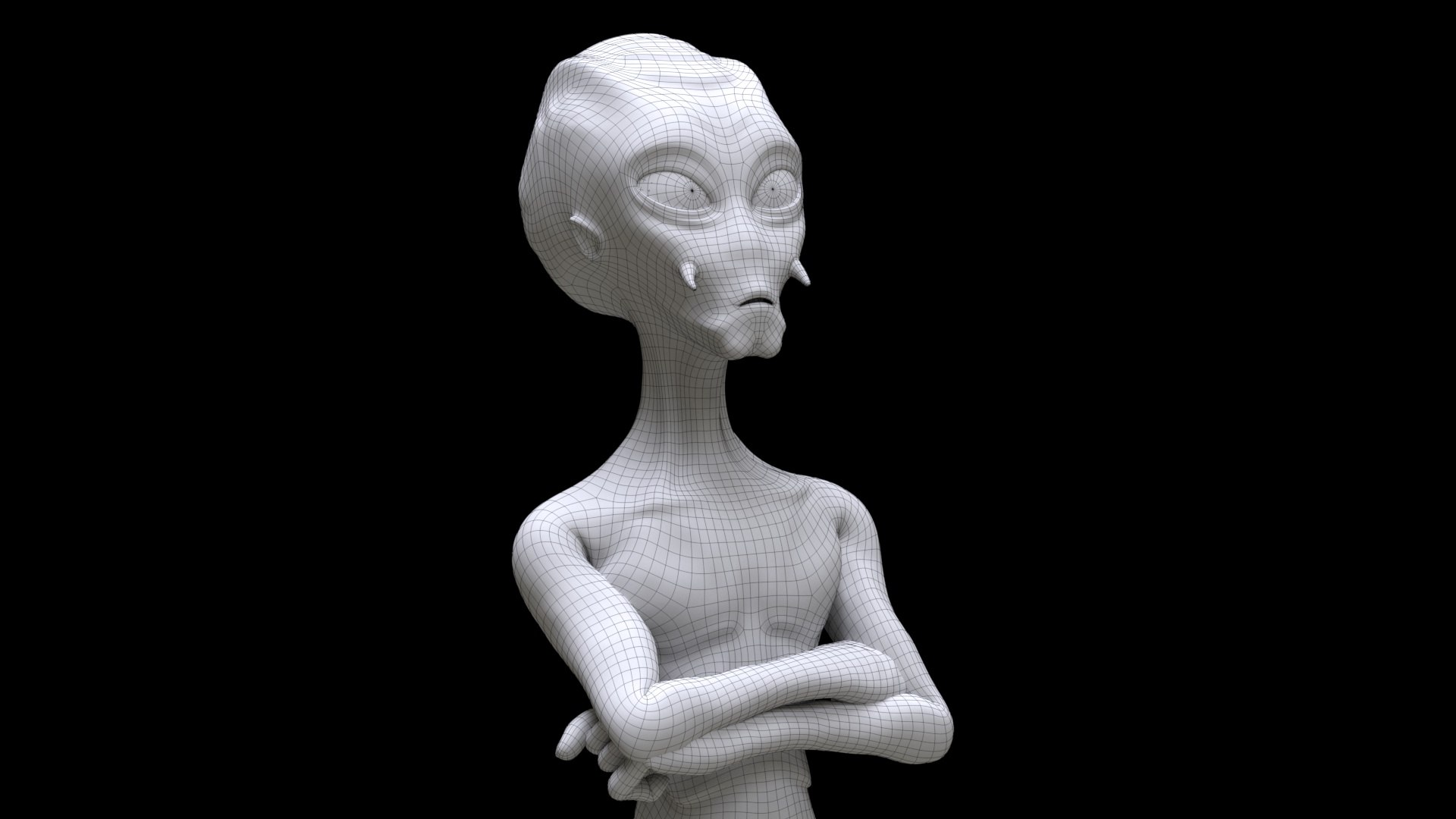 3D Alien Model - TurboSquid 2257953