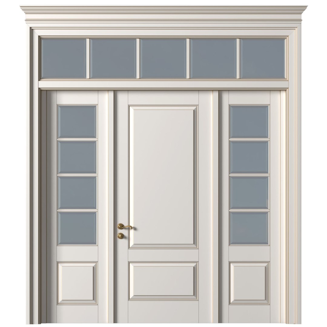 3D French Interior Doors In Classic Style - TurboSquid 2077369