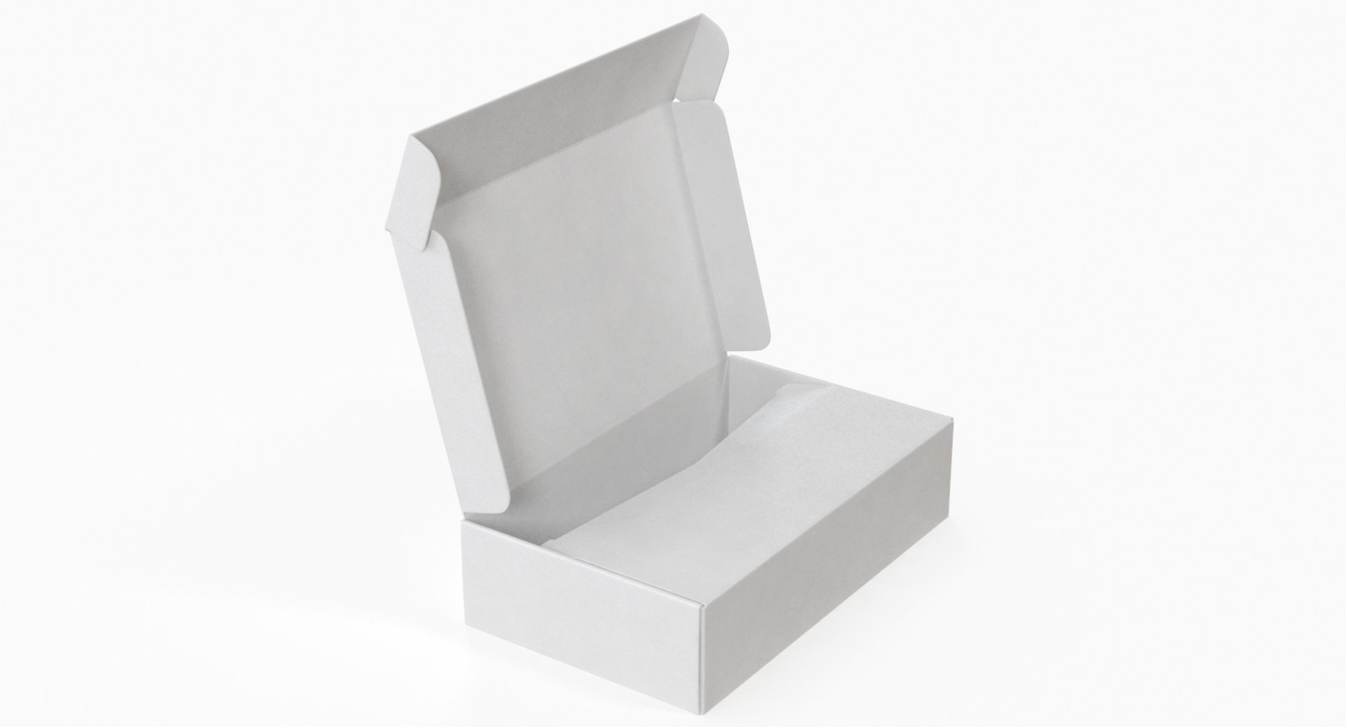 White cardboard box model - TurboSquid 1353693