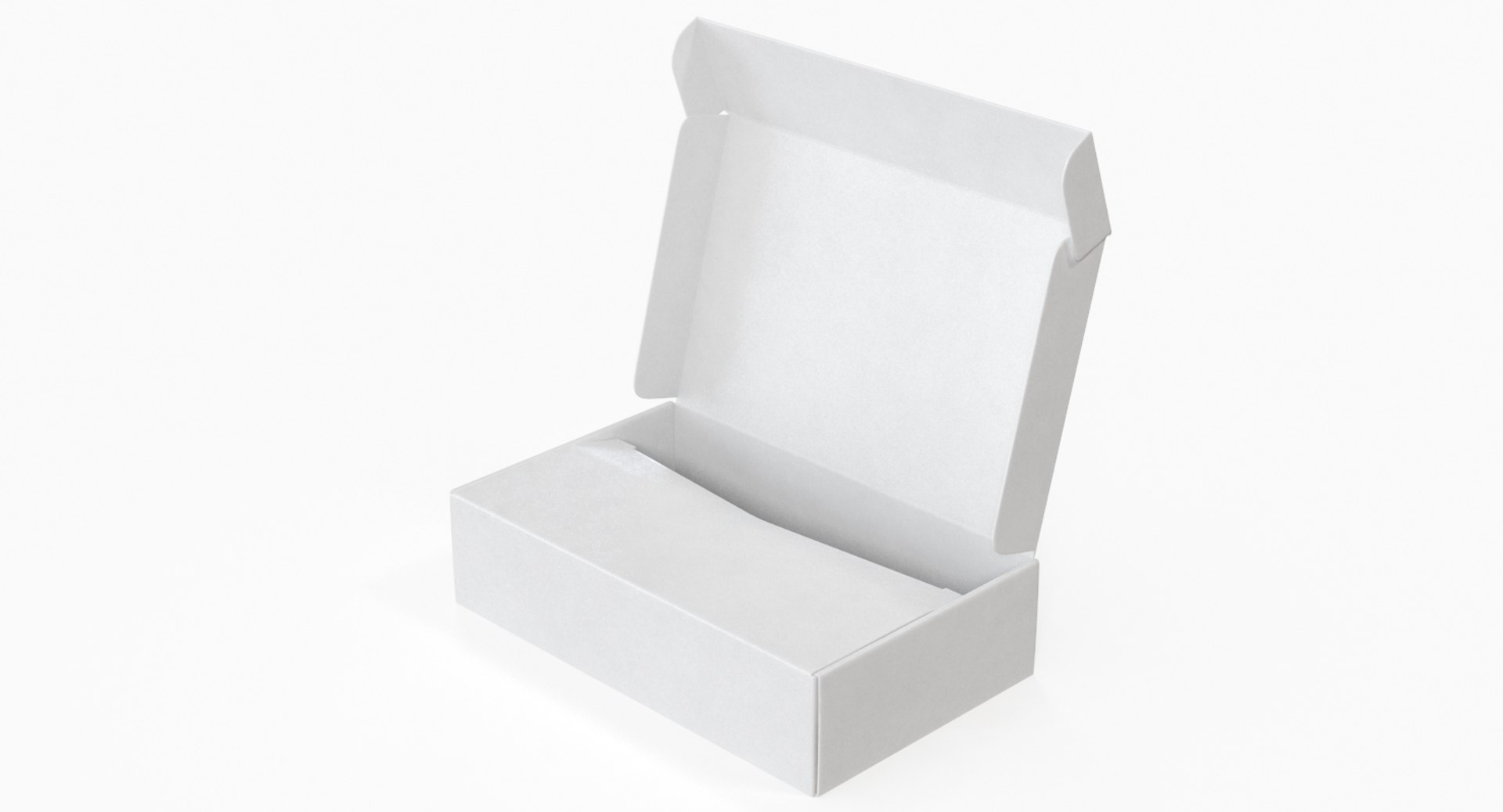 White cardboard box model - TurboSquid 1353693