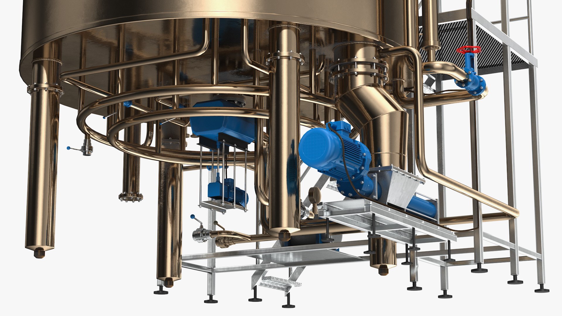 Alcohol production plant 3D model - TurboSquid 1633888