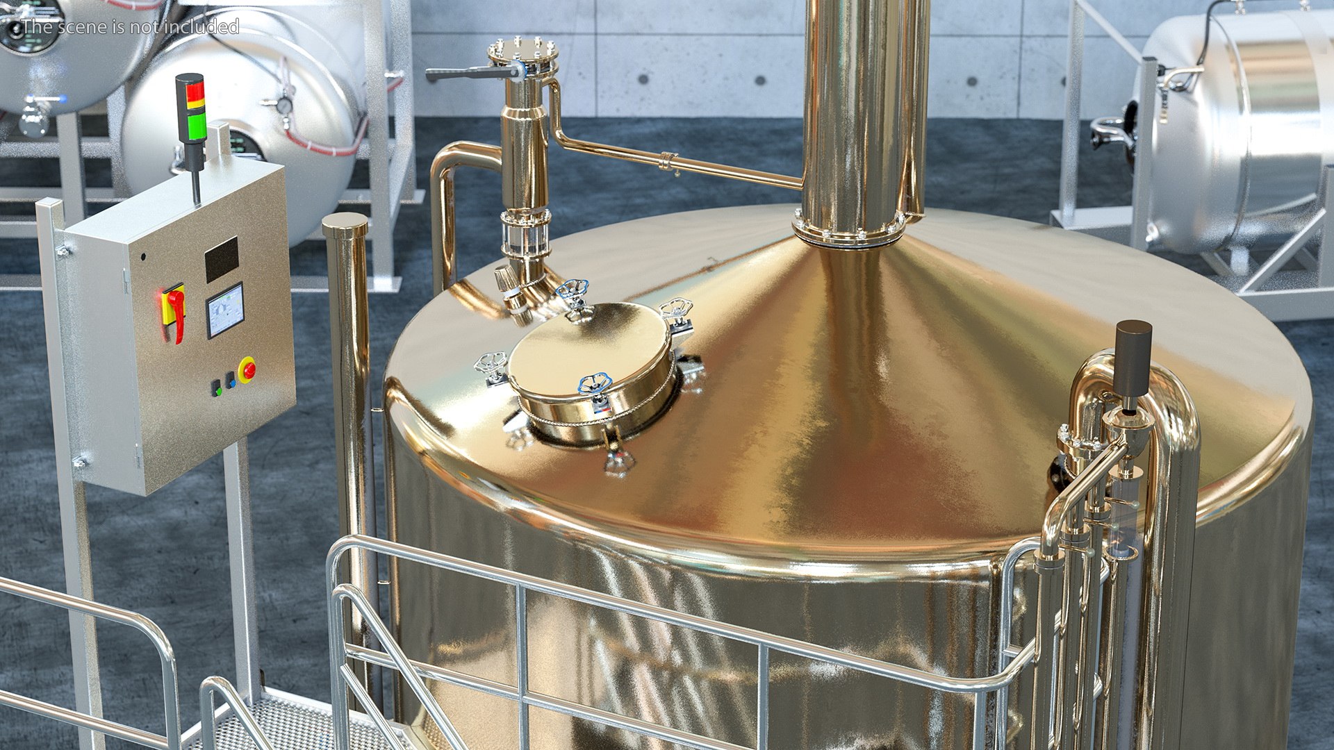 Alcohol Production Plant 3D Model - TurboSquid 1633888