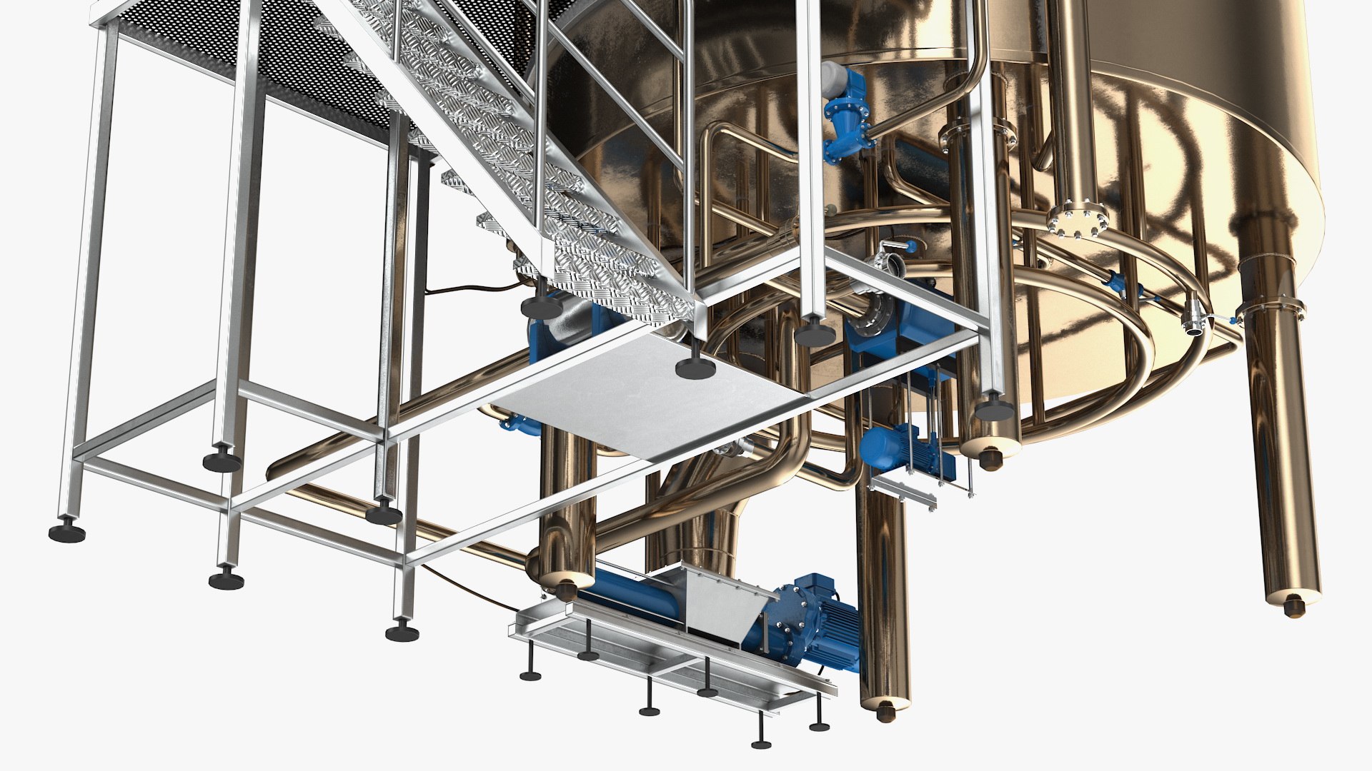 Alcohol production plant 3D model - TurboSquid 1633888