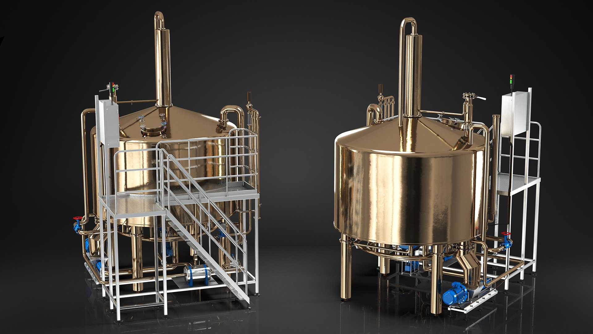 Alcohol Production Plant 3D Model - TurboSquid 1633888