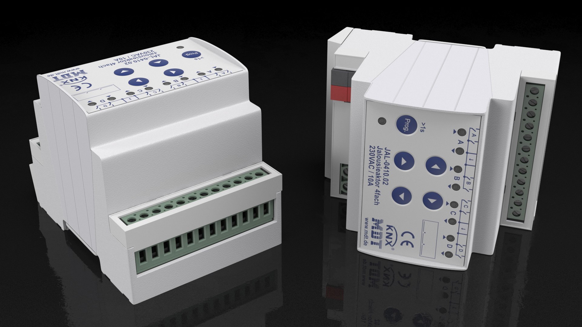 KNX Blind Actuator Four Gang 3D Model - TurboSquid 1892997