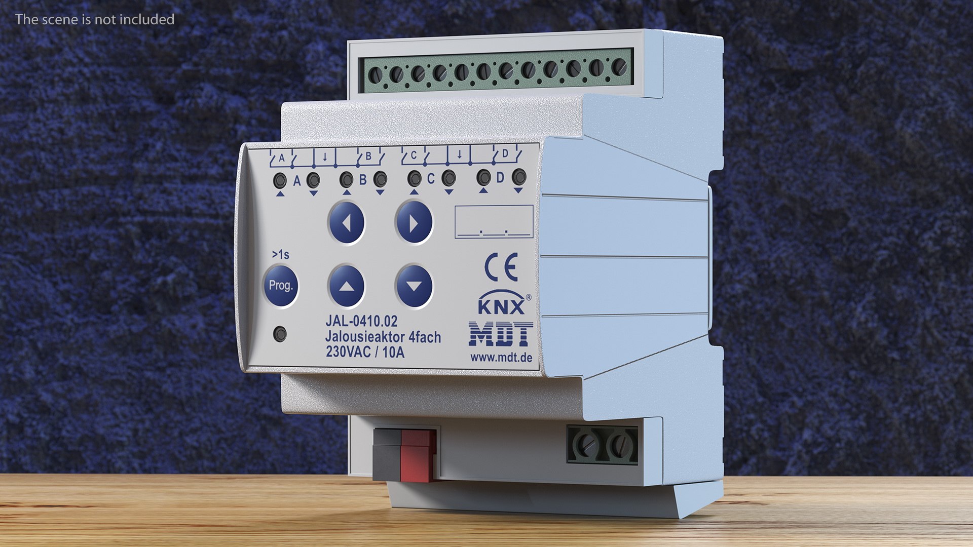 KNX Blind Actuator Four Gang 3D Model - TurboSquid 1892997