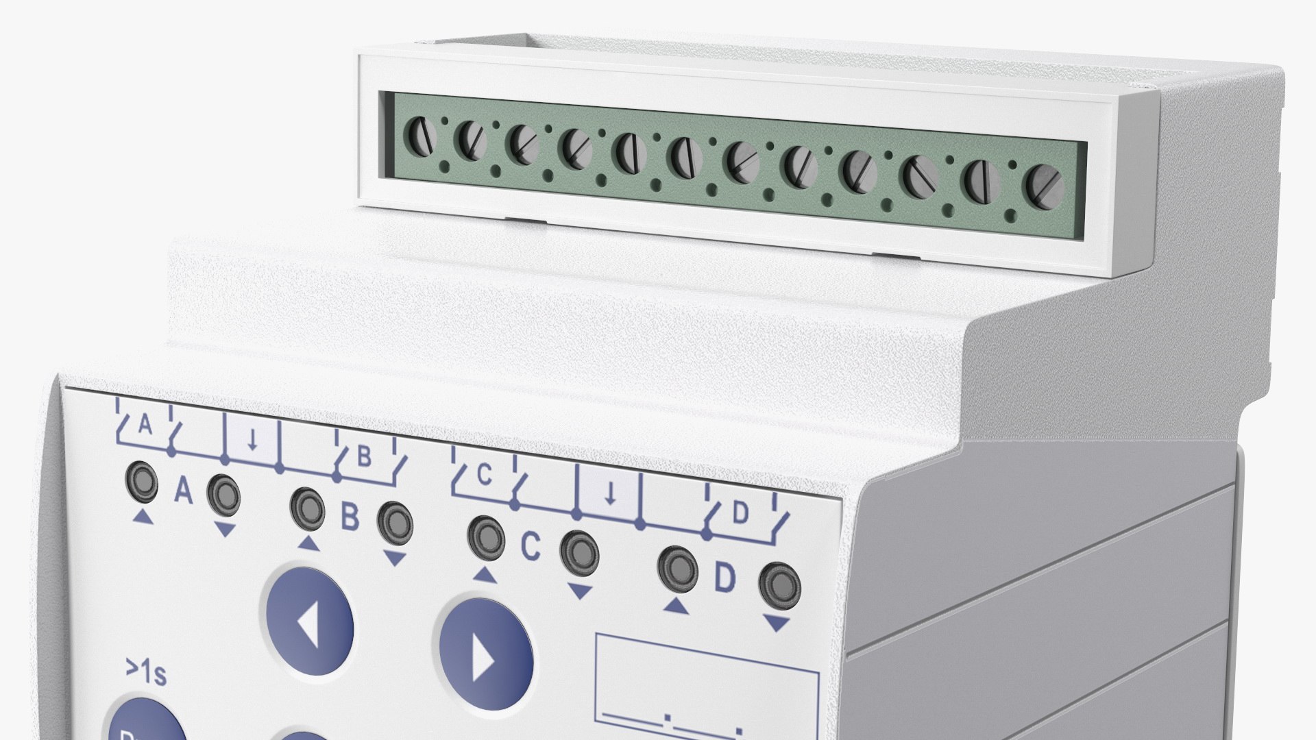 KNX Blind Actuator Four Gang 3D Model - TurboSquid 1892997