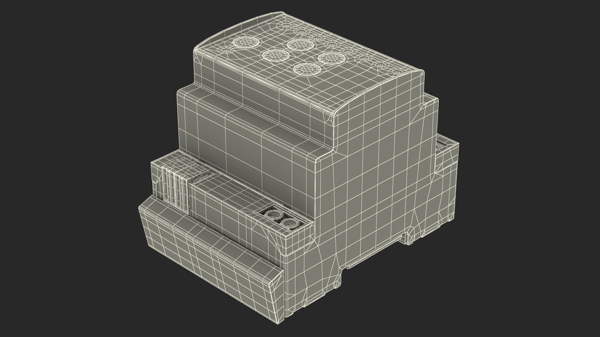 KNX Blind Actuator Four Gang 3D Model - TurboSquid 1892997