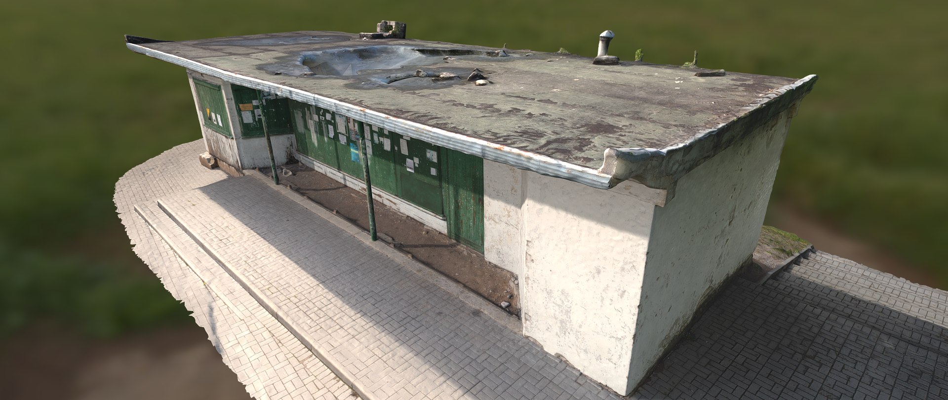 Bus Stop 3D Scan 3D - TurboSquid 1911619