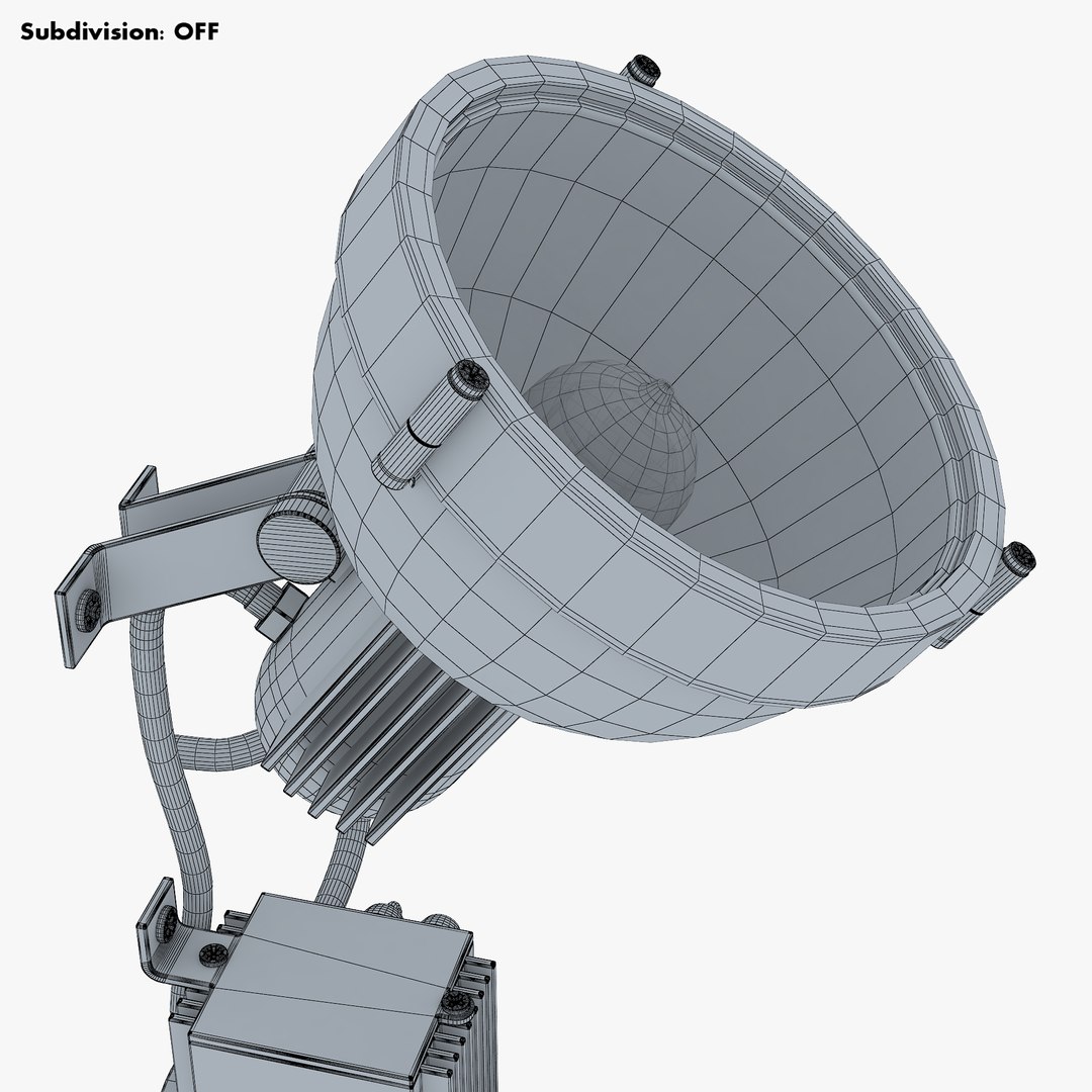 3D Floodlight And Indirect Reflector V 1 Model - TurboSquid 1993864