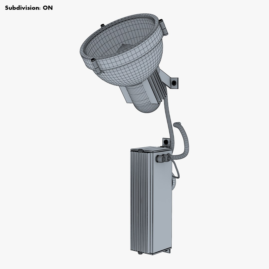 3D Floodlight And Indirect Reflector V 1 Model - TurboSquid 1993864