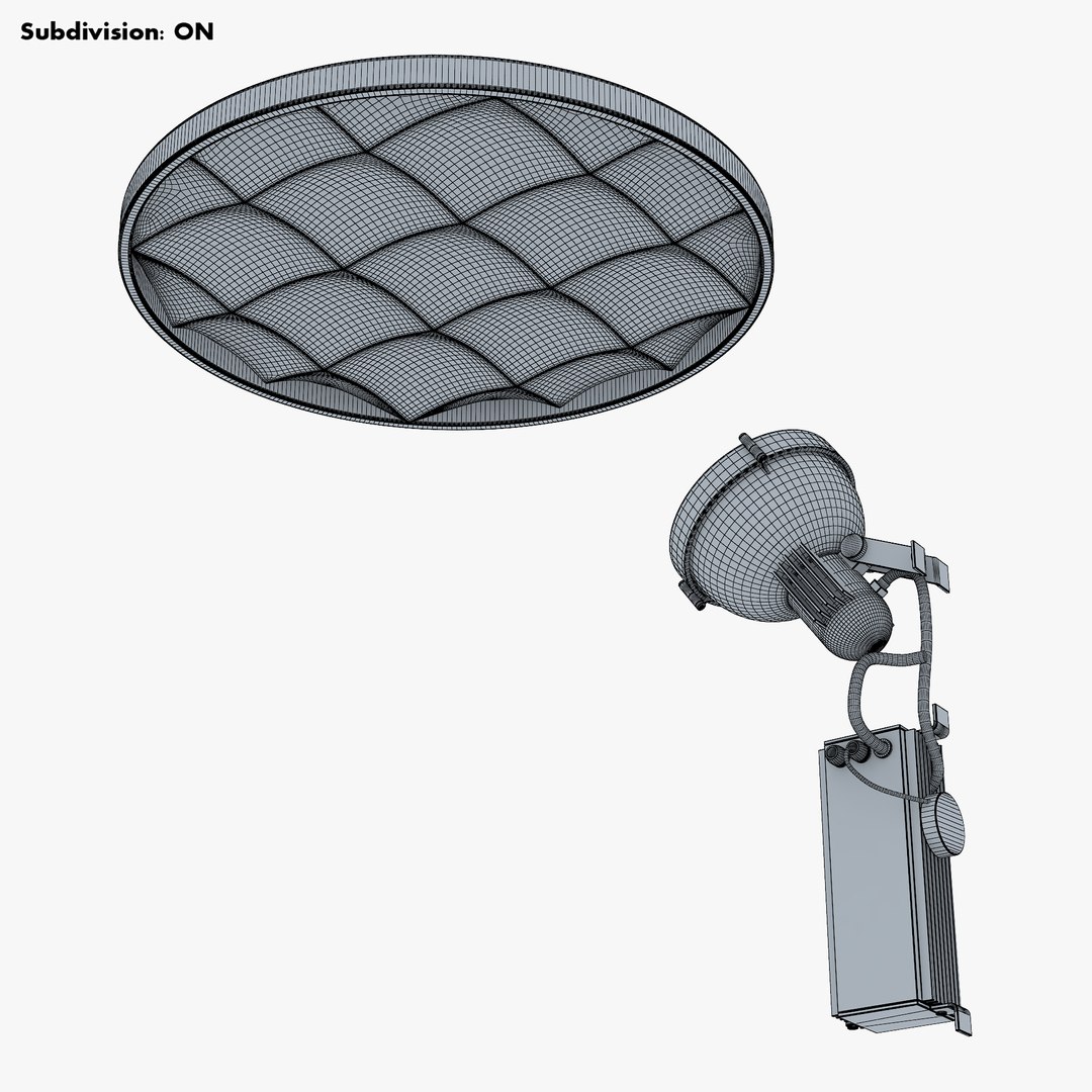 3D Floodlight And Indirect Reflector V 1 Model - TurboSquid 1993864