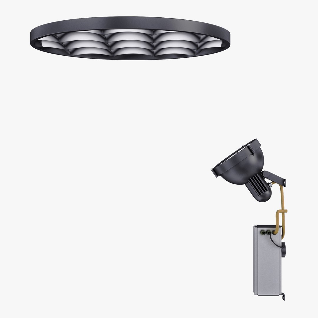 3D Floodlight and Indirect Reflector v 1 model - TurboSquid 1993864