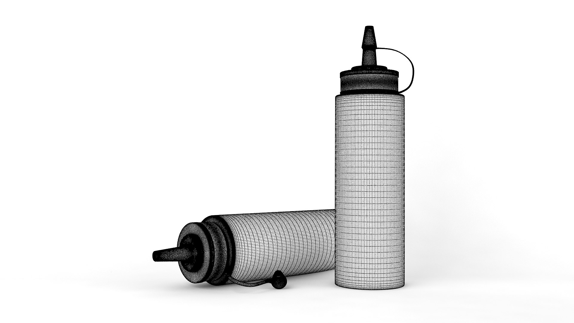 3D model Matt Sauce Bottle - TurboSquid 1836695