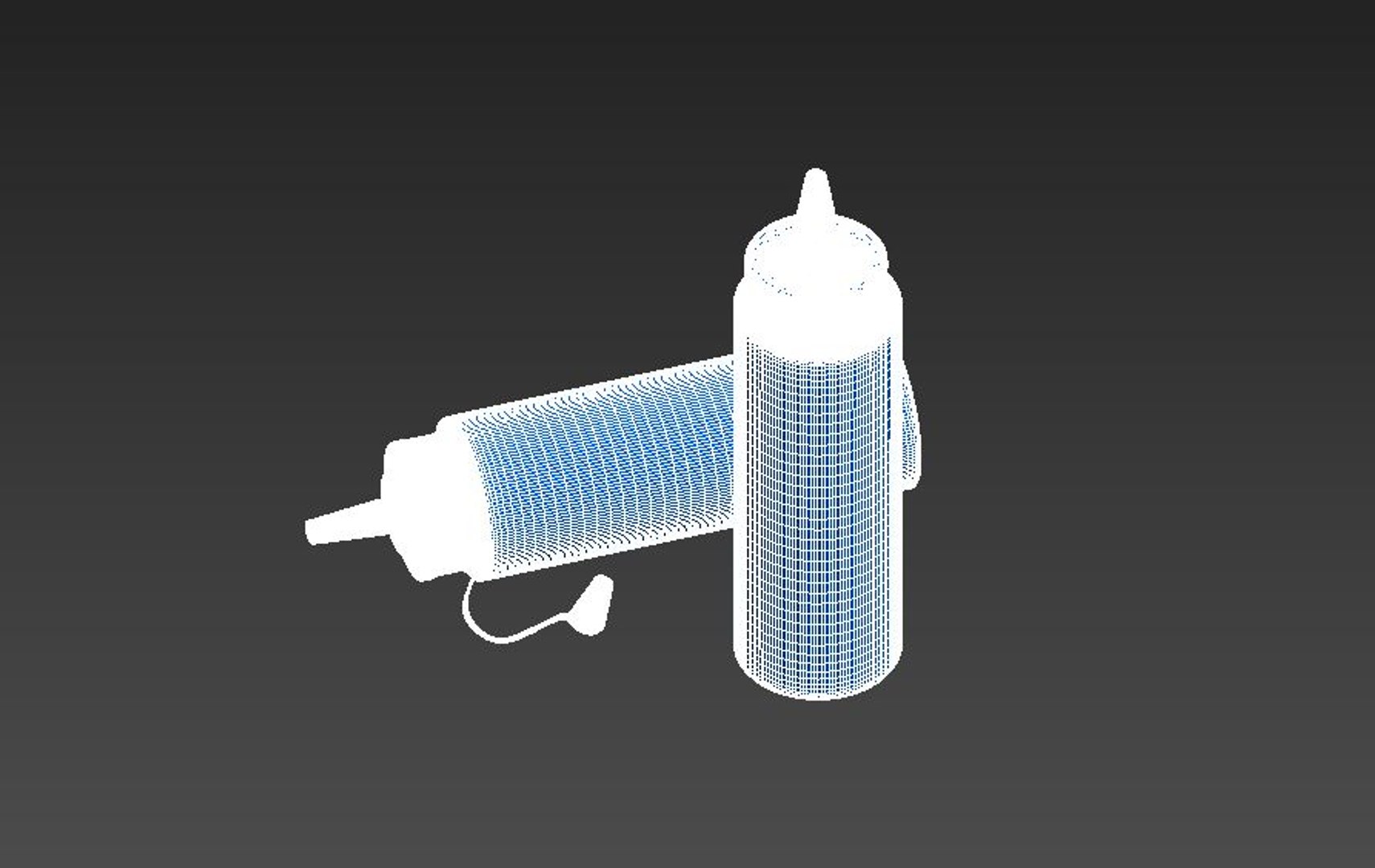 3D model Matt Sauce Bottle - TurboSquid 1836695