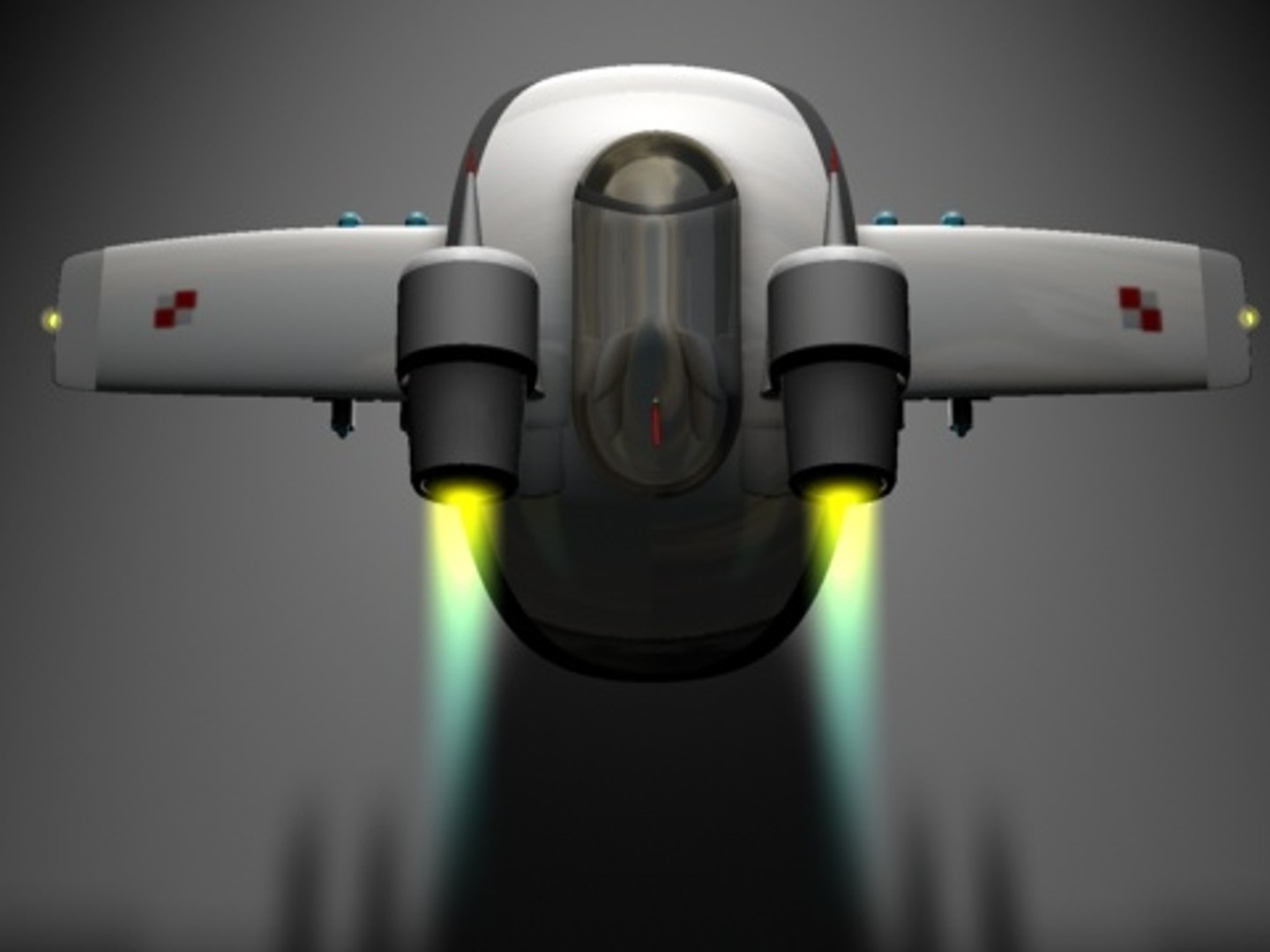 c4d a1 rocket sci-fi ship