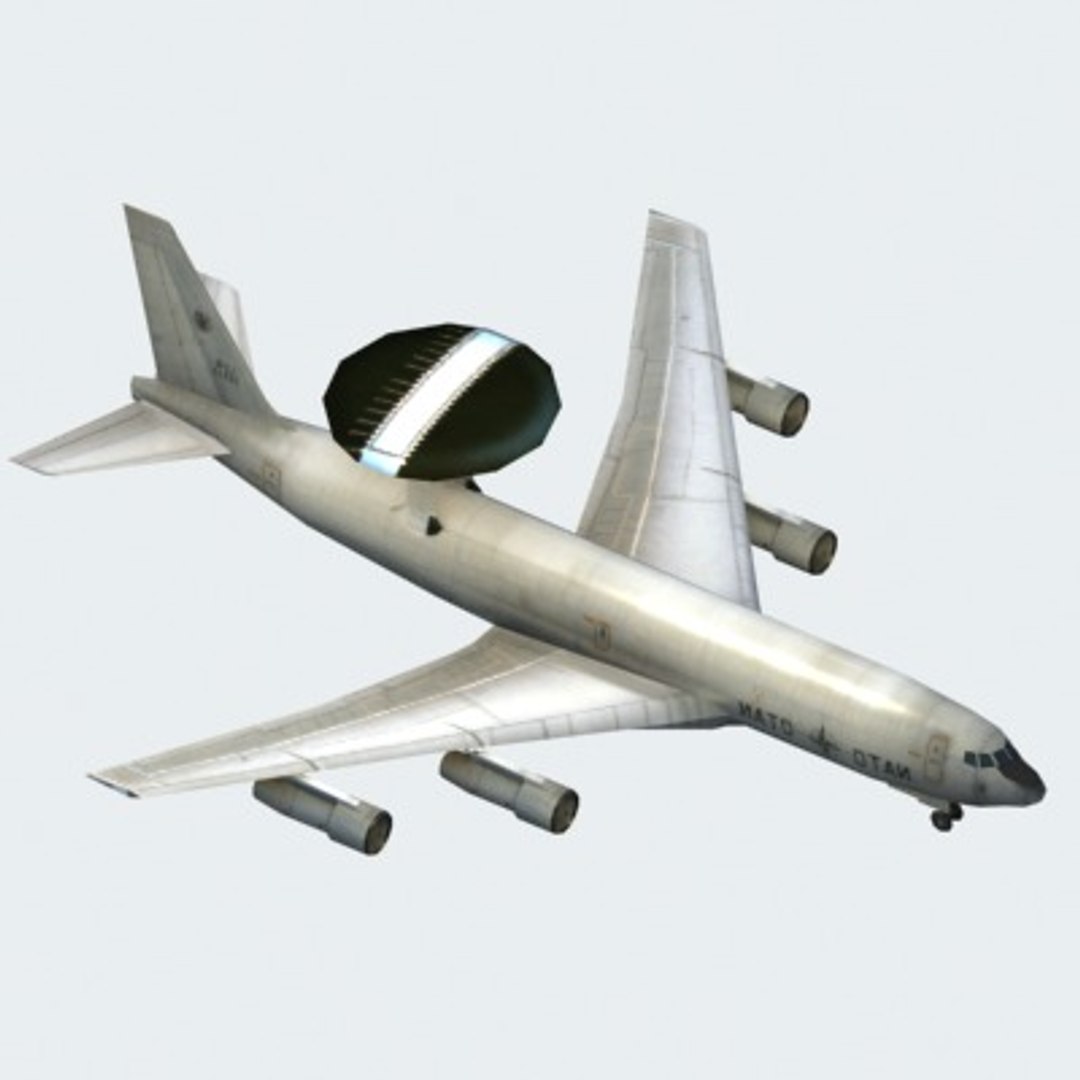 Awacs Aircraft Multi 3d Xsi
