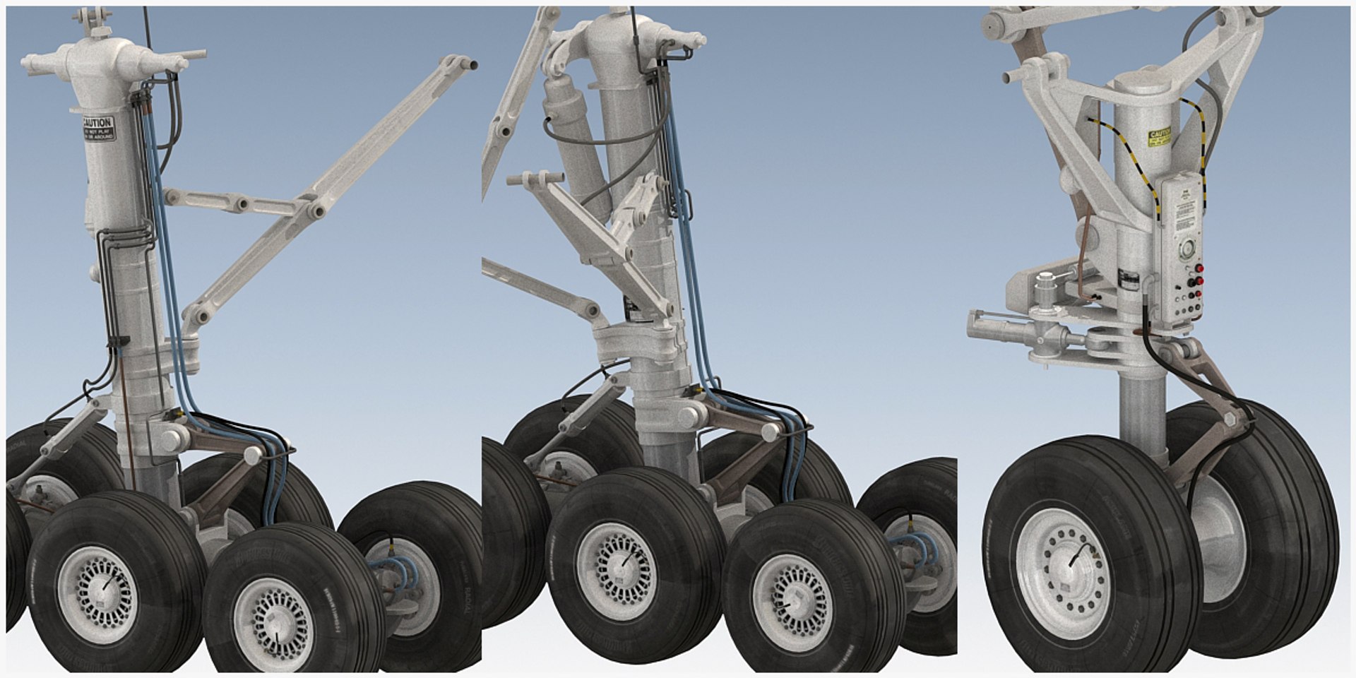 3D Boeing 777x Landing Gears Model - TurboSquid 1494129