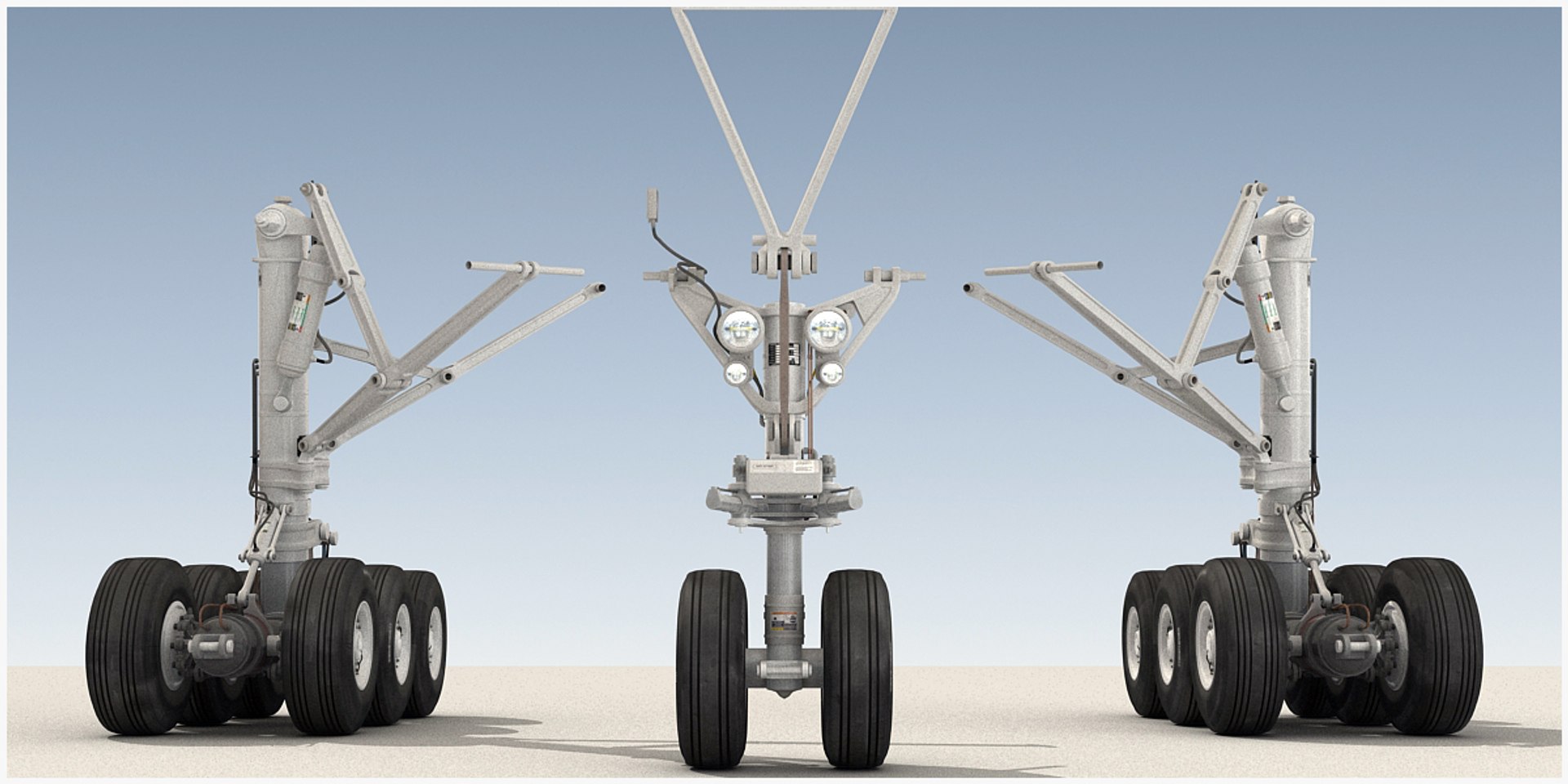 3D Boeing 777x Landing Gears Model - TurboSquid 1494129