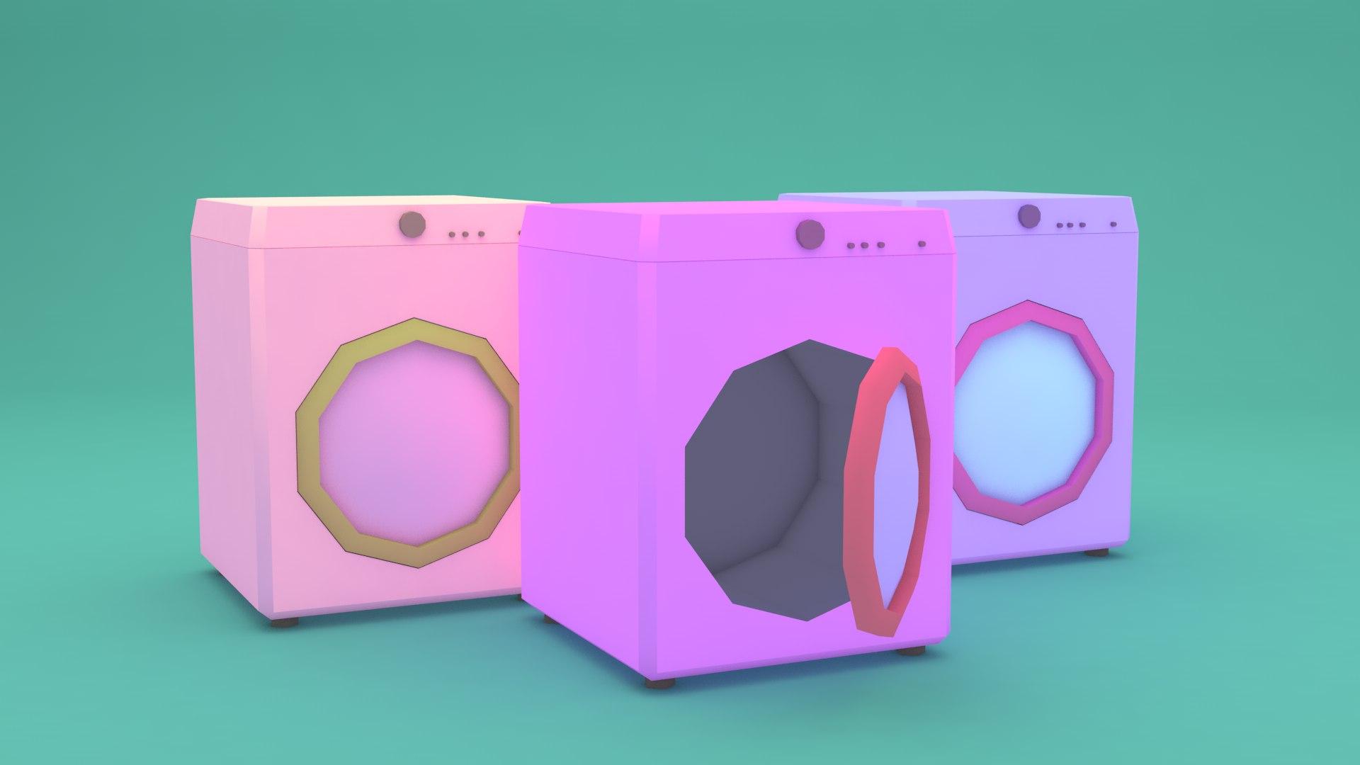 Washing Machine 3D - TurboSquid 1374997