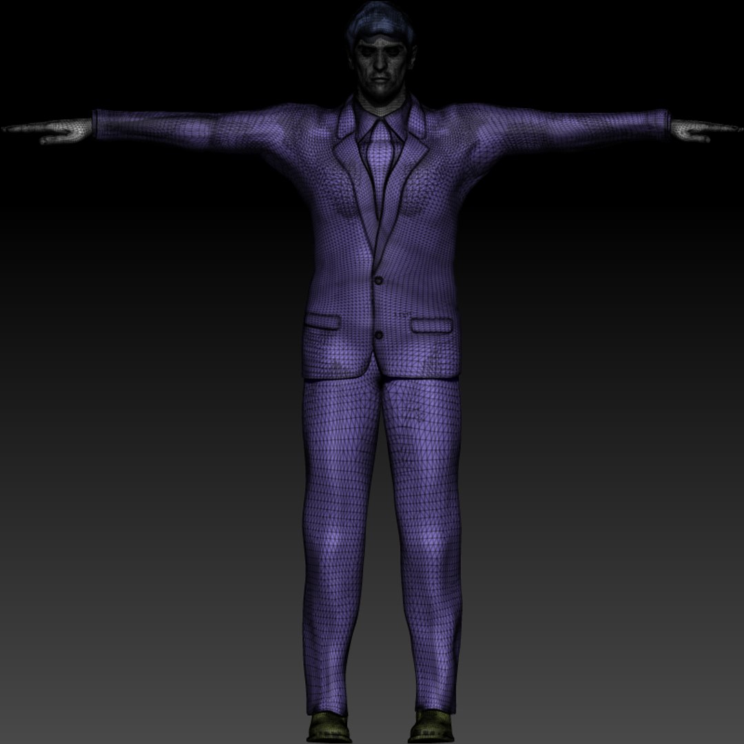 Dave Rigged Human 3d Fbx