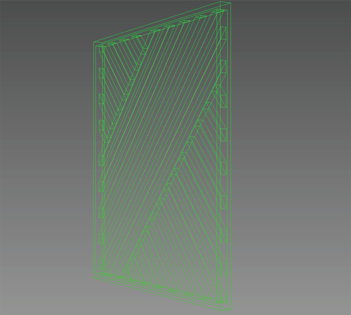 DECORATIVE PARTITION BLACK - R2 3D - TurboSquid 1999816