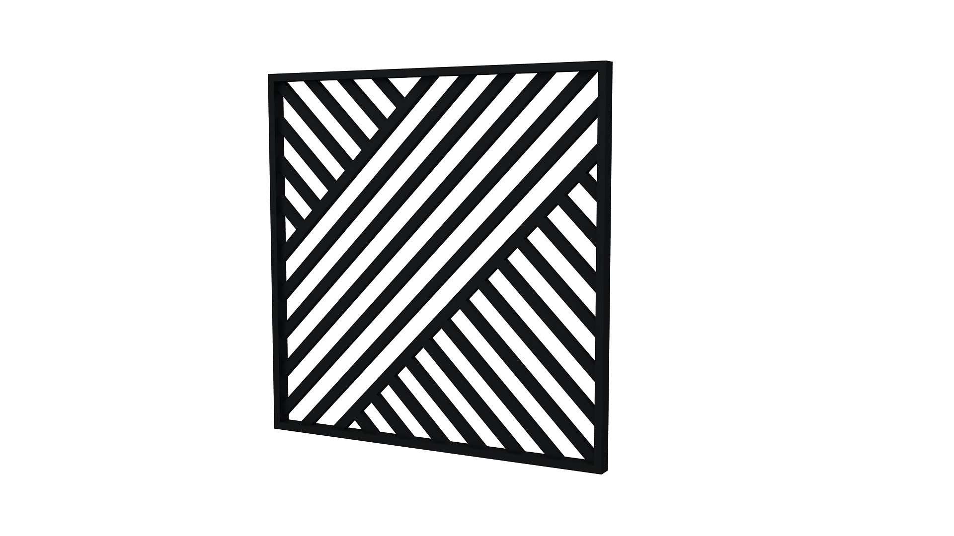 DECORATIVE PARTITION BLACK - R2 3D - TurboSquid 1999816