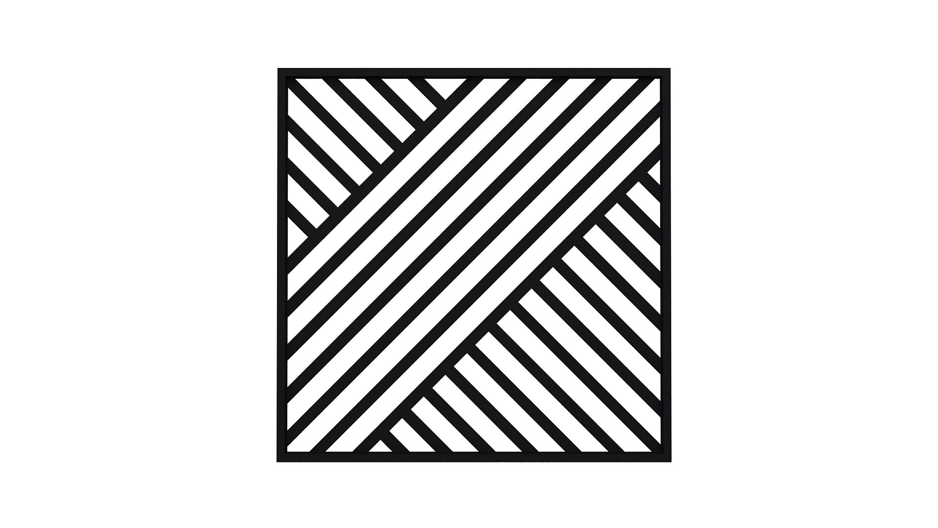 DECORATIVE PARTITION BLACK - R2 3D - TurboSquid 1999816