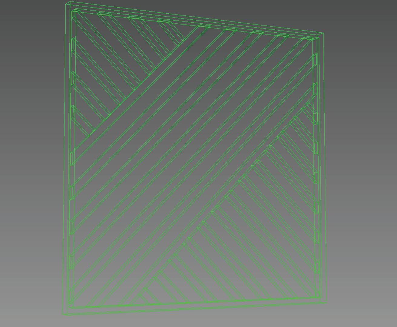 DECORATIVE PARTITION BLACK - R2 3D - TurboSquid 1999816