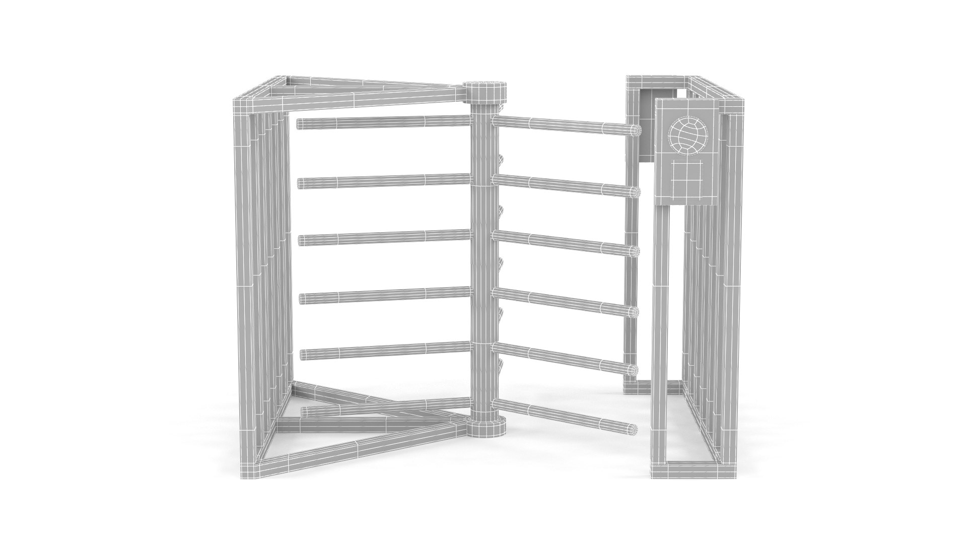 3D Model Turnstile Gate - TurboSquid 2348259