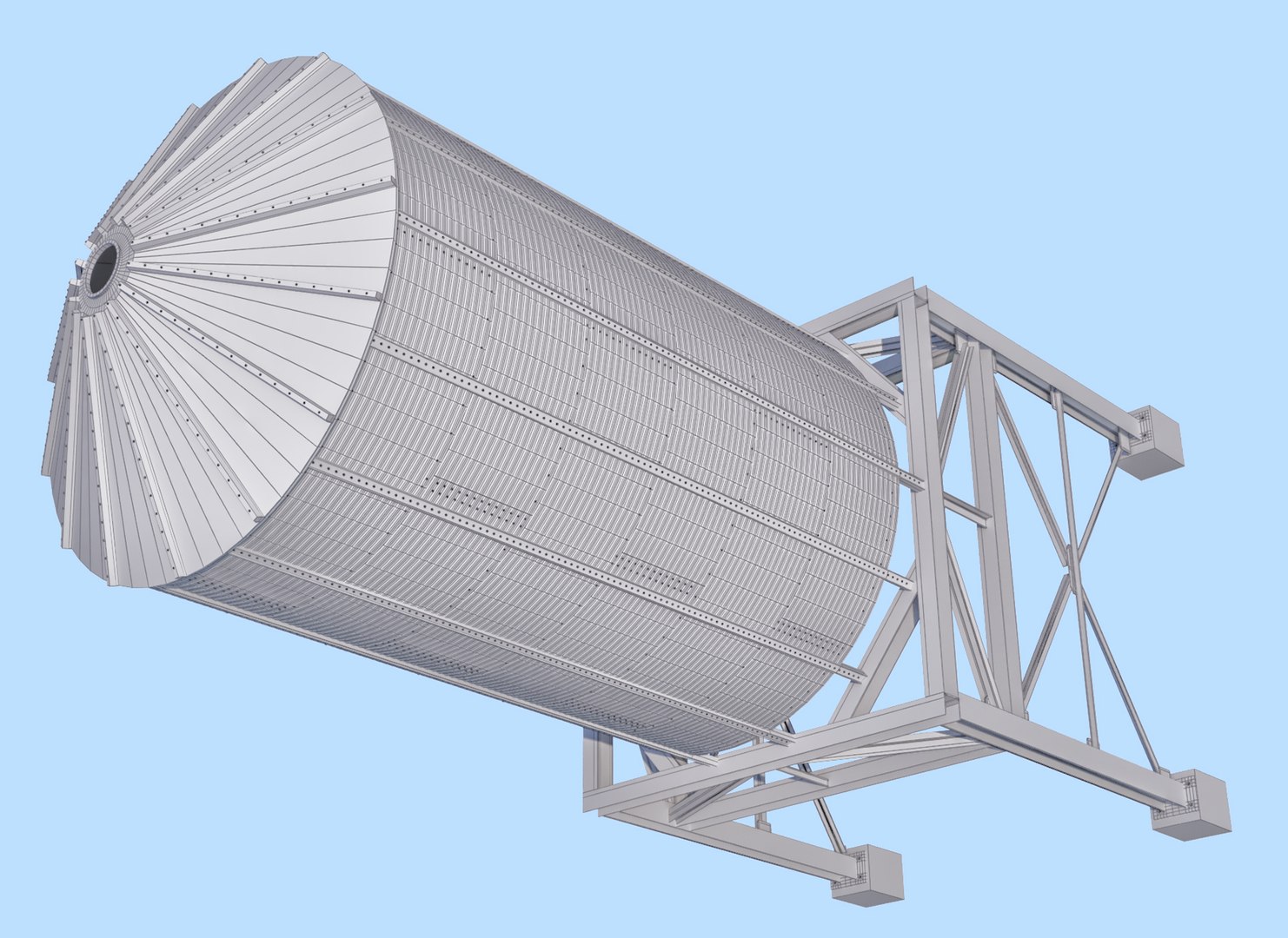 3D Grain Hopper Model - TurboSquid 2083507