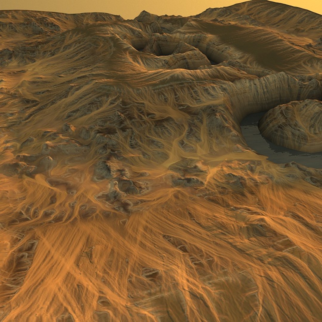 Canyon Terrain 3d Model