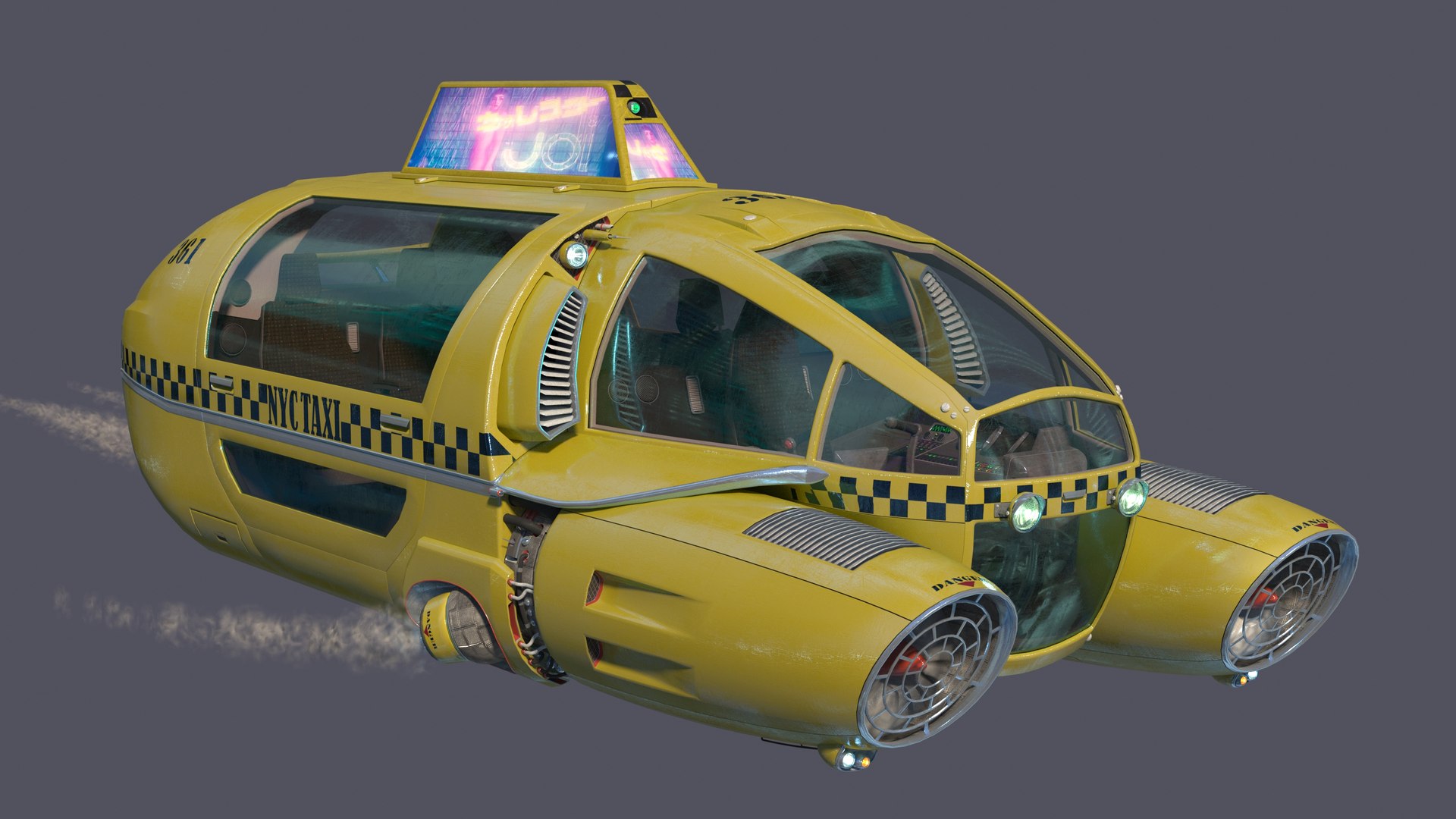 3D Air TAXI Model - TurboSquid 1877634