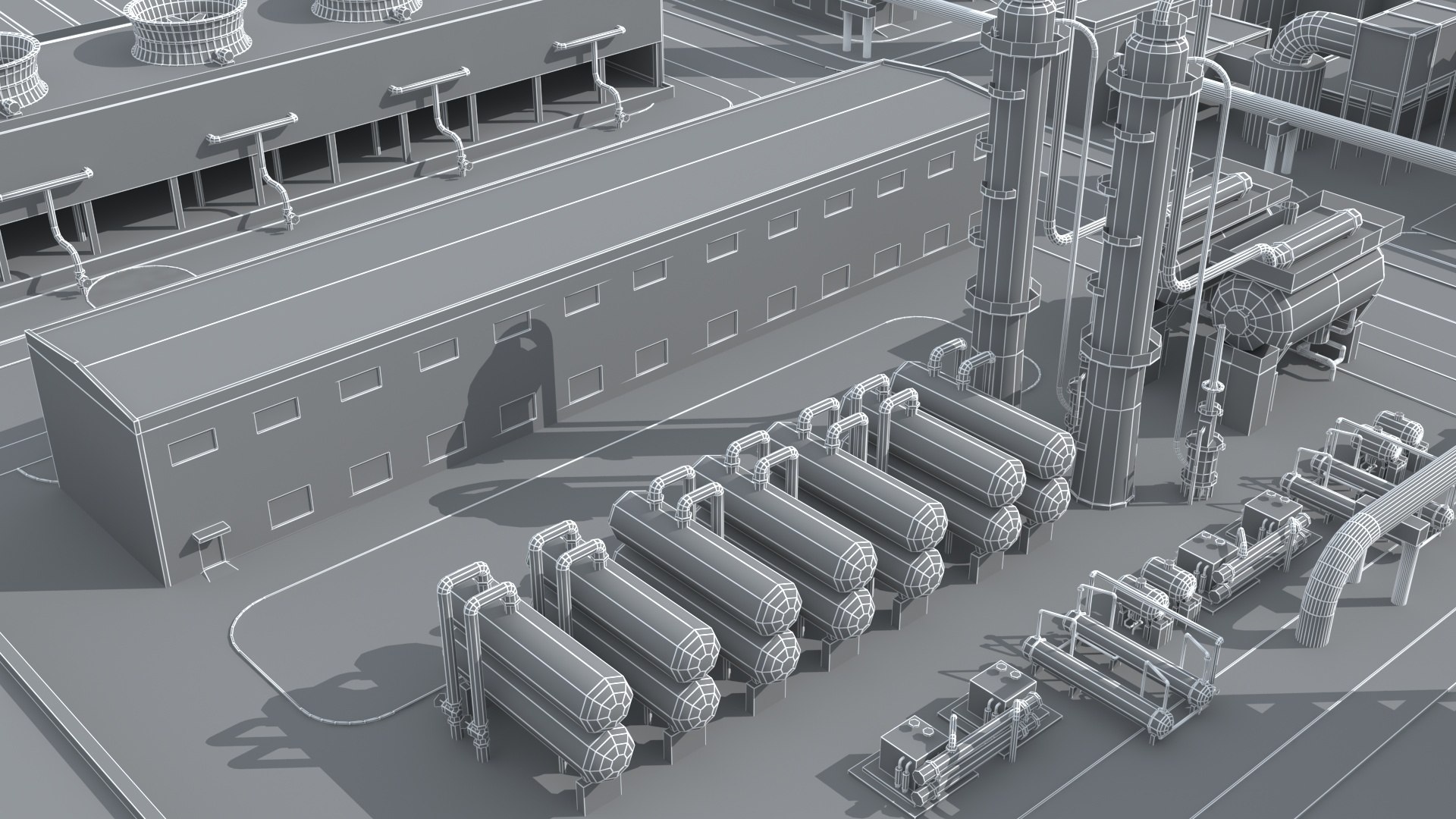 3D Power Plant Model - TurboSquid 2320225