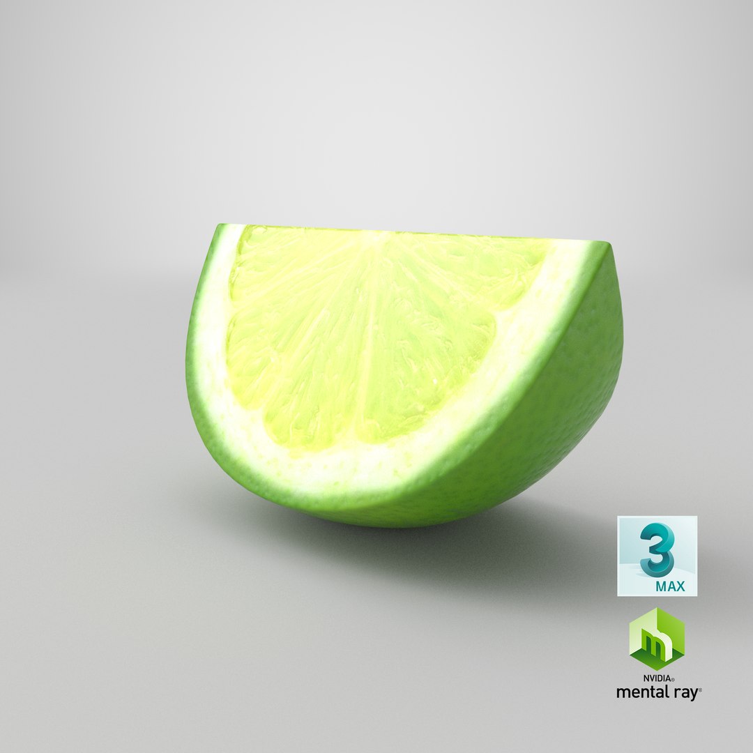 3D Lime Slice model - TurboSquid 1988985