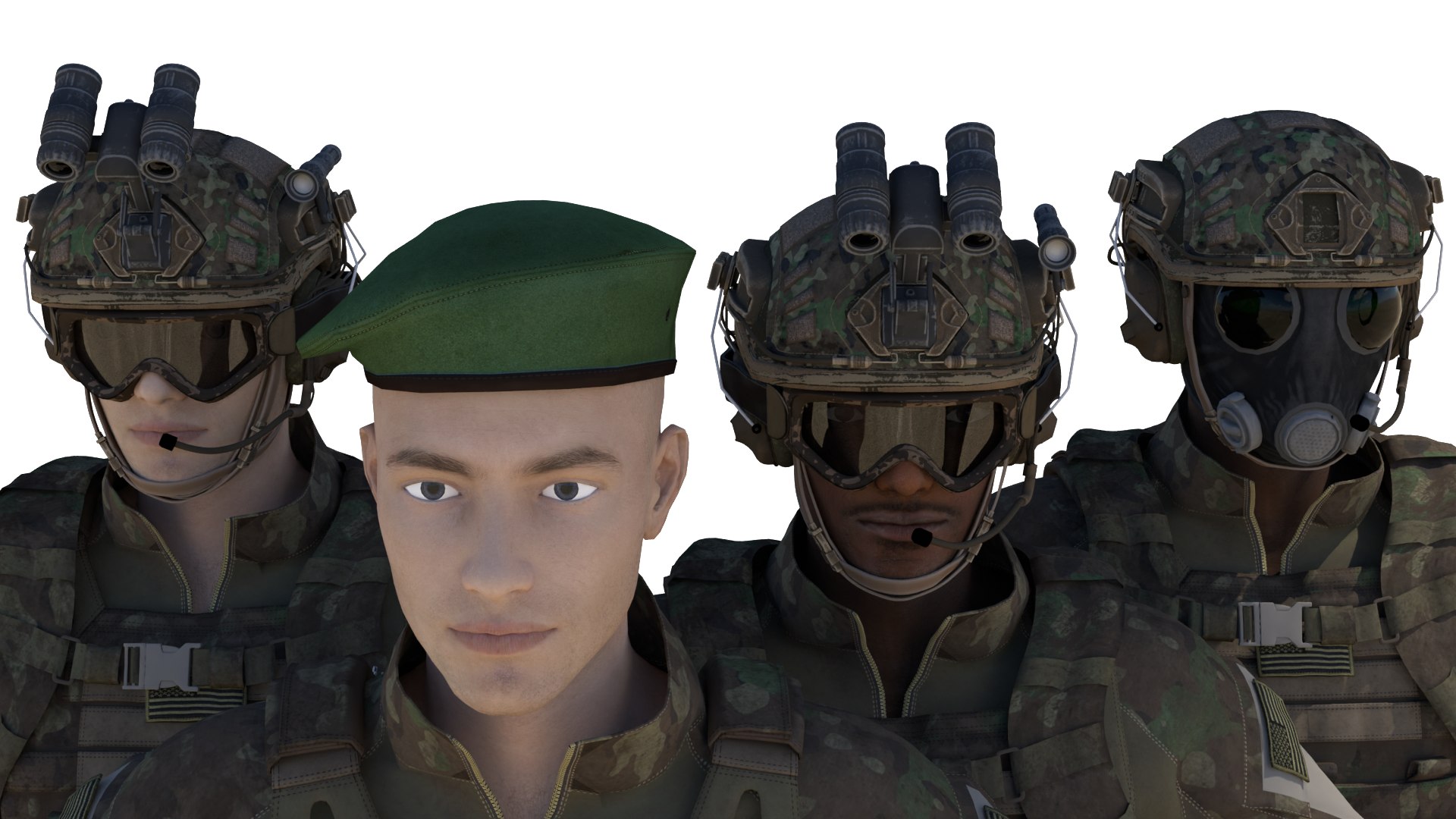 Army Special Forces 3D model - TurboSquid 2173789