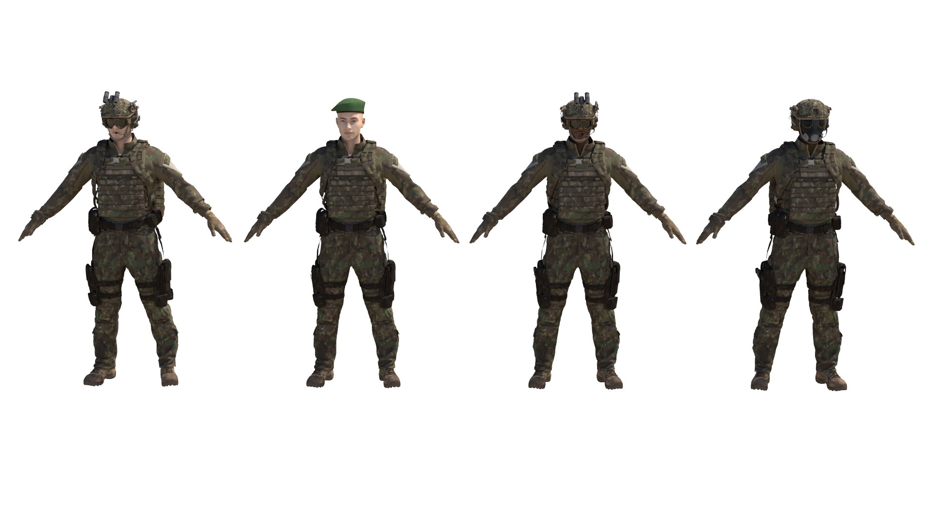 Army Special Forces 3D model - TurboSquid 2173789