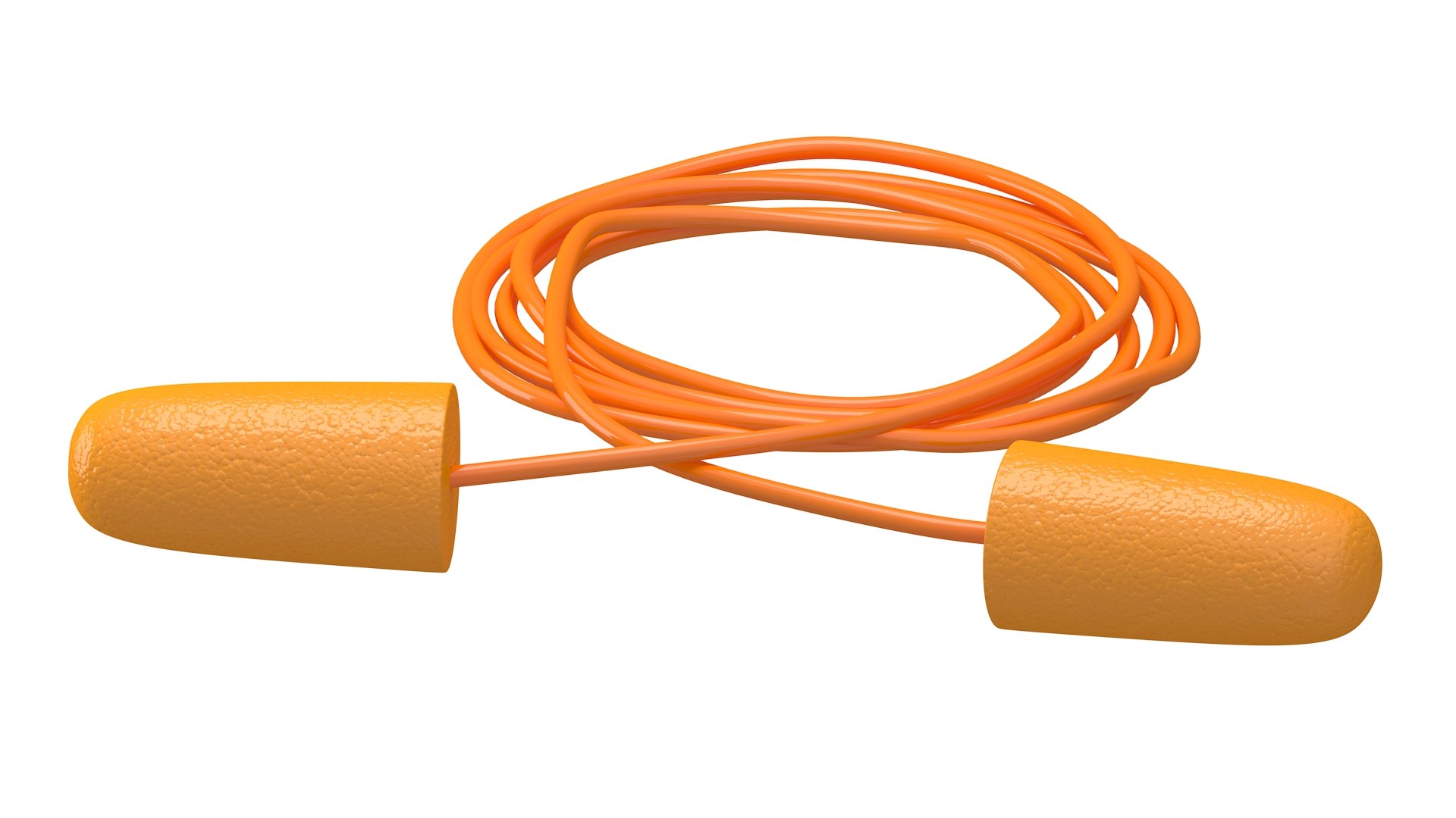 Safety Ear Plug Orange 3D Model - TurboSquid 2008216