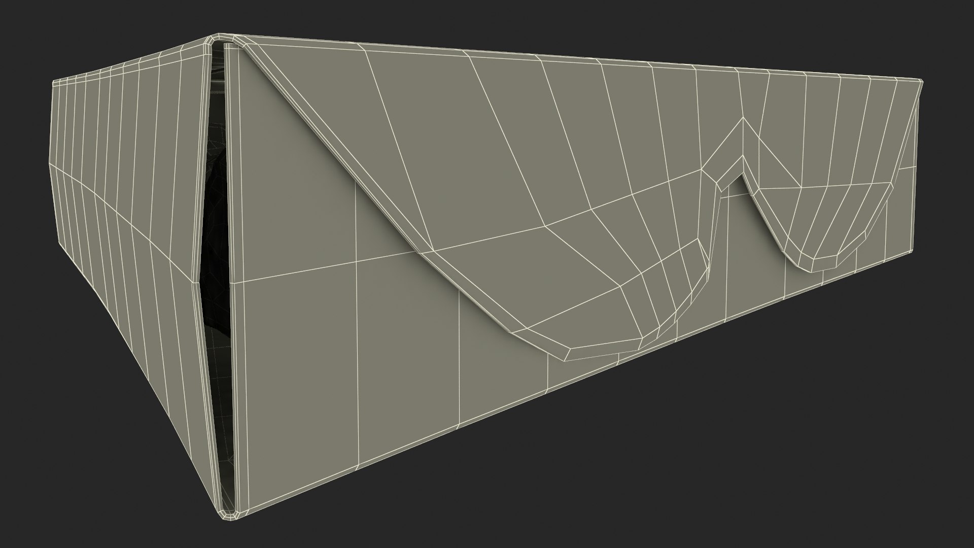 Pizza Slice in Triangle Cardboard Box 3D model - TurboSquid 2155517