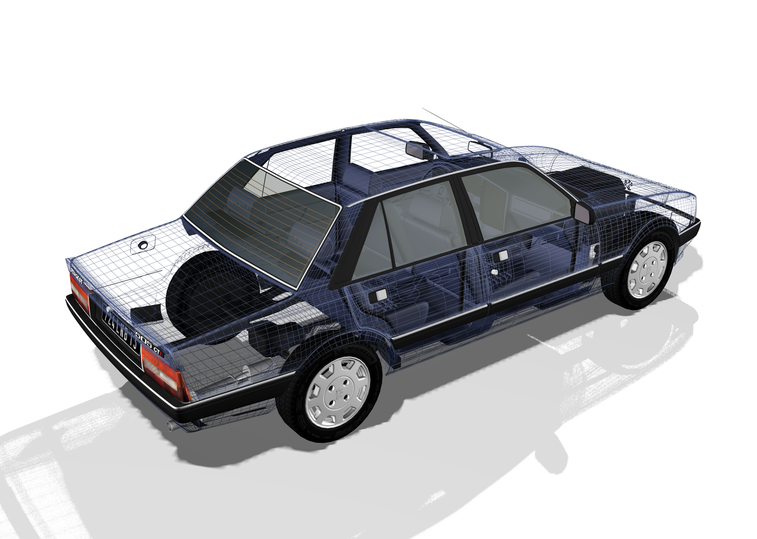 French car peugeot 505 model - TurboSquid 1573606