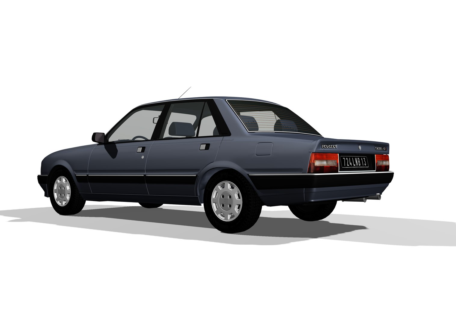 French Car Peugeot 505 Model - TurboSquid 1573606