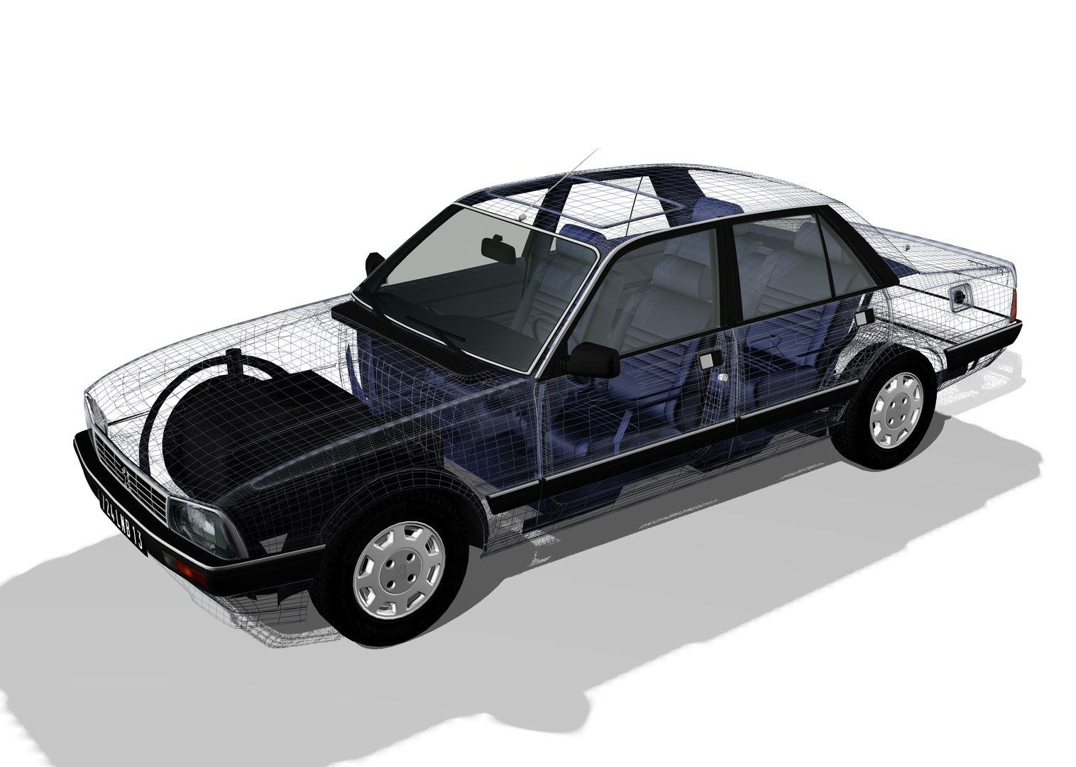 French Car Peugeot 505 Model - TurboSquid 1573606