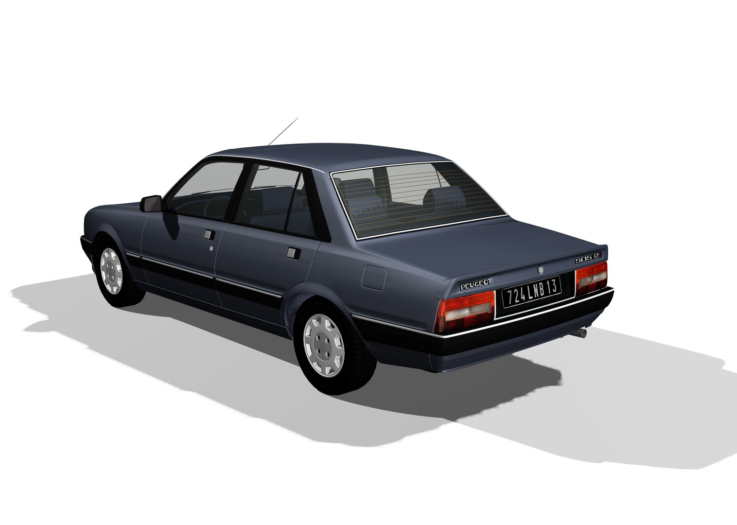 French Car Peugeot 505 Model - TurboSquid 1573606