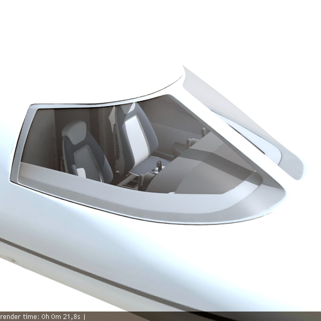 bombardier learjet 85 interior 3d max