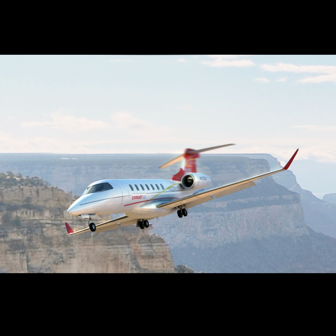 bombardier learjet 85 interior 3d max