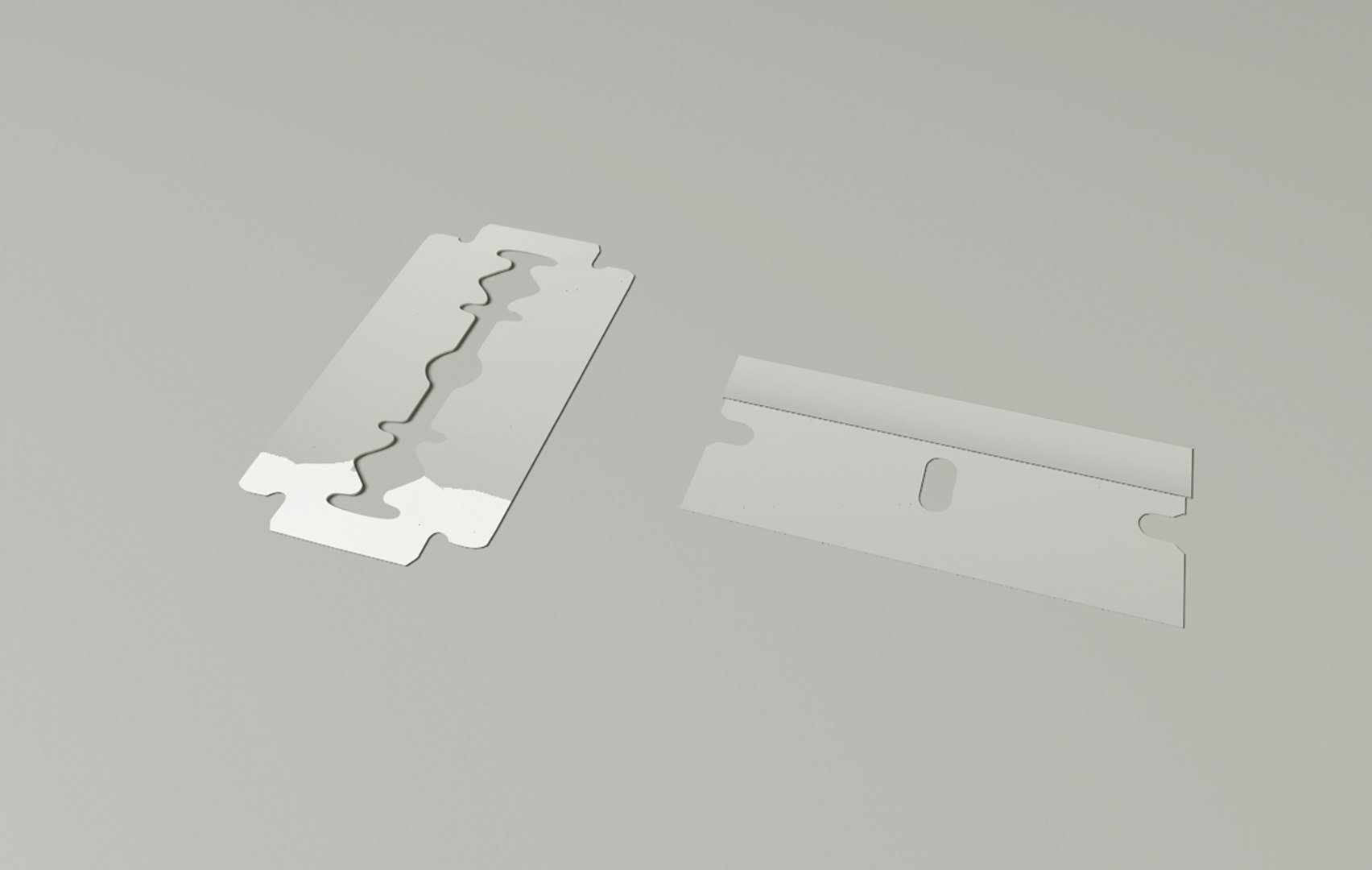 3d Model Razor Blades