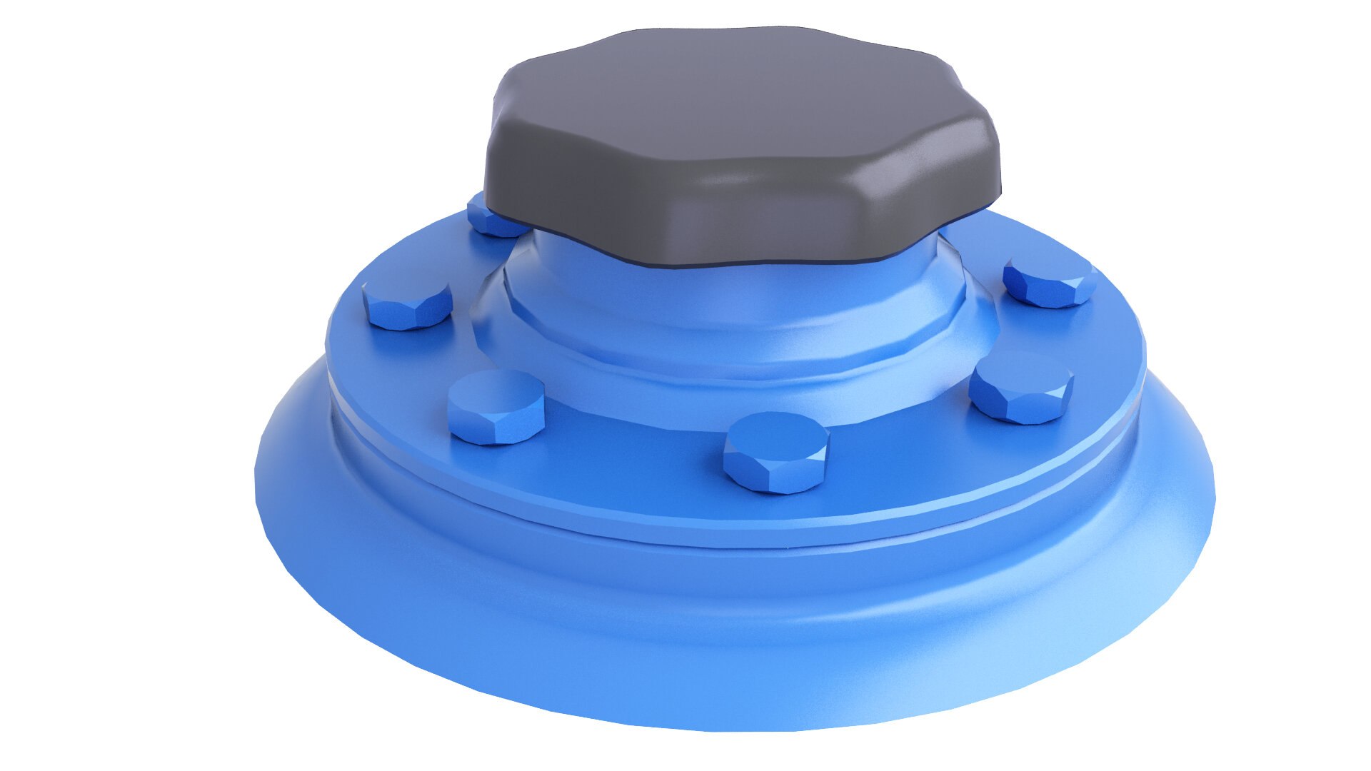 3D Fuel Tank Cap Model - TurboSquid 1598615